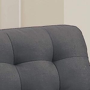 Poundex Sofas, Slate Black