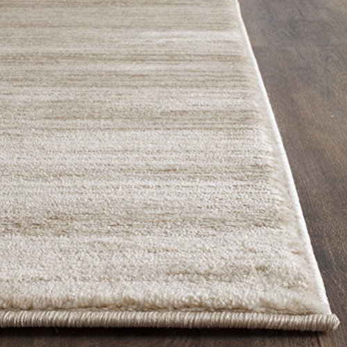 SAFAVIEH Vision Collection Runner Rug - 2'2" x 8', Creme, Modern Ombre Tonal Chic Design, Non-Shedding & Easy Care, Ideal for High Traffic Areas in Living Room, Bedroom (VSN606F)