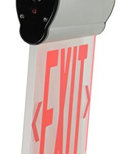 Kaito LED Edge-Lit Exit Sign with Backup Rechargeable Battery and Adjustable Panel, UL Listed