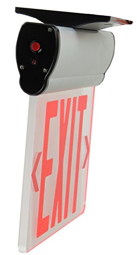 Kaito LED Edge-Lit Exit Sign with Backup Rechargeable Battery and Adjustable Panel, UL Listed