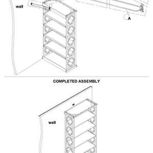 Powell Turner Bookcase, Antique White,