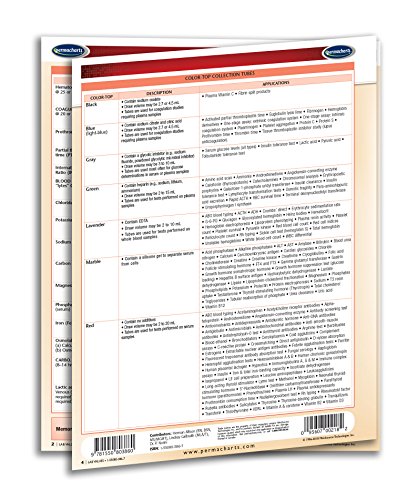 Permacharts Clinical Lab Values chart - Medical Quick Reference Guide