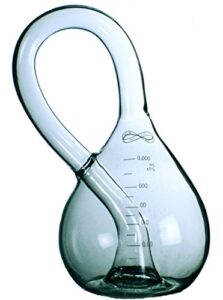 handmade glass klein bottle