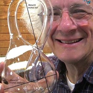 Handmade Glass Klein Bottle