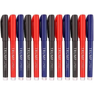 trump pens 2024 -save america! support donald trump for 2024 president election pens with"save america" slogan, black ink, pack of 12