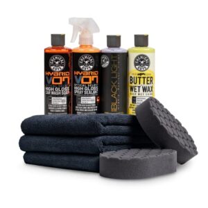 chemical guys hol203 black car care kit, 9 items