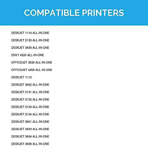 LD Products Remanufactured Ink Cartridge Replacement for HP 63XL F6U64AN HY (Black) Compatible with HP Deskjet 1110, 1111, 1112, 2130, 2131, 2132, 2133, 2134, 2136, 3630, 3631, 3632, 3633, 3634