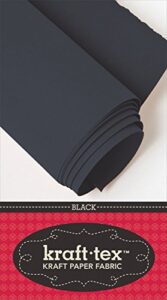 kraft-tex paper fabric 19" x 1.5 yard roll black