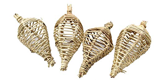 Bonka Bird Toys 1267 Vine Lantern Pk4 Bird Parrot Toy Part Craft Parrot cage Toys Cages Natural Chewy