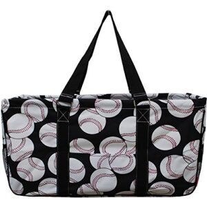 ngil utility tote bag (baseball-black)