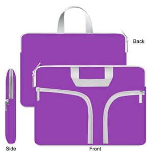 HESTECH Laptop case 14 inch,Chromebook Sleeve Cover,Neoprene Protective Carrying Bag for 14-15.6" HP Asus Acer Samsung Sony Lenovo Dell XPS Surface Book 15/16 inch MacBook Pro Computer,Purple