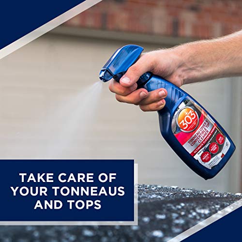 303 Tonneau Cover and Convertible Top Cleaner - Vinyl and Fabric Top Cleaner - Ultimate Cleaning Power - Helps Remove Tough Stains - Rinses Residue Free - 16 fl. oz. (30571CSR) Packaging May Vary