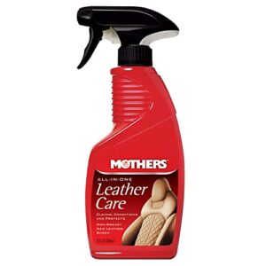 mothers 06512 all-in-one leather care, 12 fl. oz.