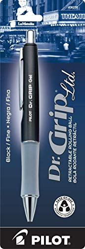 PILOT Dr. Grip Limited Refillable & Retractable Gel Ink Rolling Ball Pen, Fine Point (Assorted)