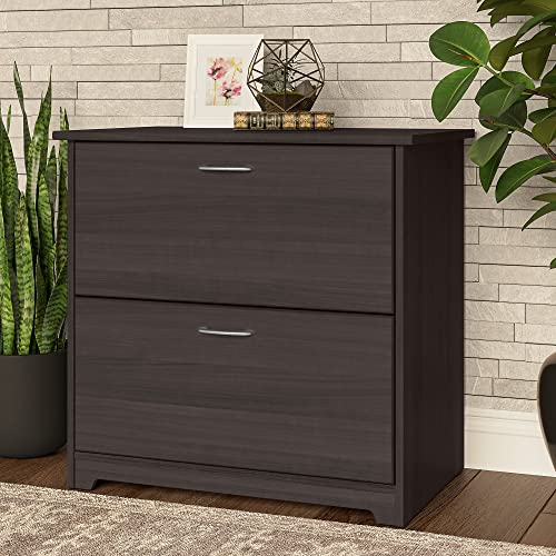 Bush Furniture Cabot 2 Drawer Lateral File Cabinet, Heather Gray