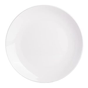 Gibson Home Zen Buffet Porcelain Dinnerware Set, Service for 6 (30pcs), White (Coupe)