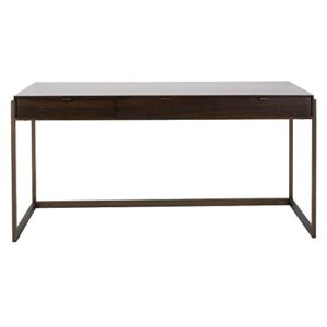 Safavieh Couture Collection Genevieve Smoked Eucalyptus 3-Drawer Writing Desk