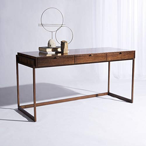 Safavieh Couture Collection Genevieve Smoked Eucalyptus 3-Drawer Writing Desk