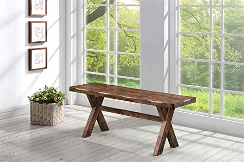 Coaster Furniture Alston Bench Knotty Nutmeg 106383