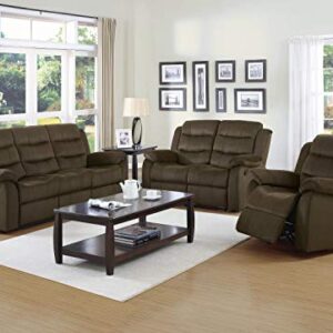 Coaster Furniture Rodman Motion Sofa with Pillow Arms Chocolate 601881