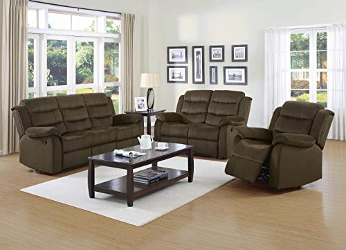 Coaster Furniture Rodman Motion Sofa with Pillow Arms Chocolate 601881