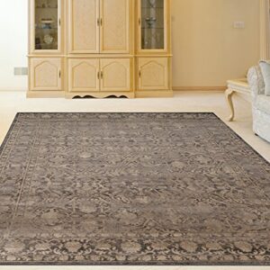 radici usa, us home, rae2p colosseo area rug, 3'3 x 4'11, brown