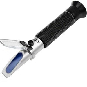 Salinity Refractometer for Seawater and Marine Fishkeeping Aquarium 0-100 PPT with Automatic Temperature Compensation