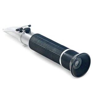 Salinity Refractometer for Seawater and Marine Fishkeeping Aquarium 0-100 PPT with Automatic Temperature Compensation