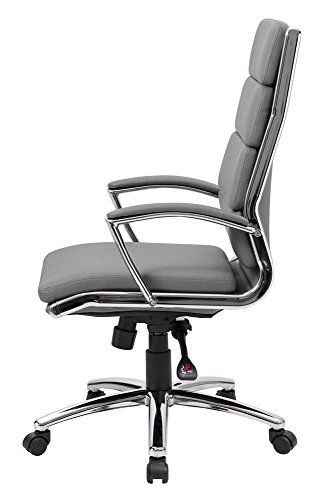 Boss Office Products CaressoftPlus Executive Chair, Grey