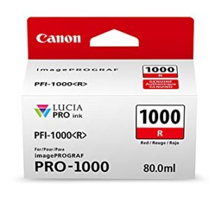 CanonInk Lucia PRO PFI-1000 Red Individual Ink Tank