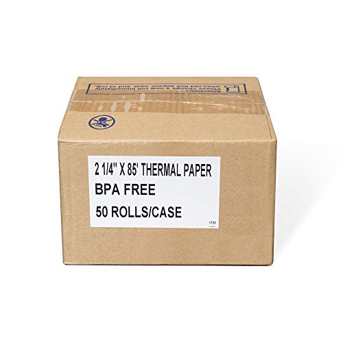 Thermal Receipt POS Paper Rolls (2-1/4" x 85' Thermal)