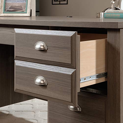 Sauder Shoal Creek Executive Desk, L: 65.12" x W: 29.29" x H: 30.55", Diamond Ash Finish