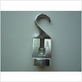 track rack swivel hook in aluminum