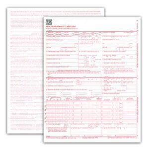 New CMS 1500 Claim Forms - HCFA (Version 02/12) 100 per Ream