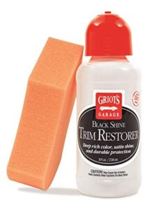 griot's garage 10858 black shine tire and trim restorer 8oz