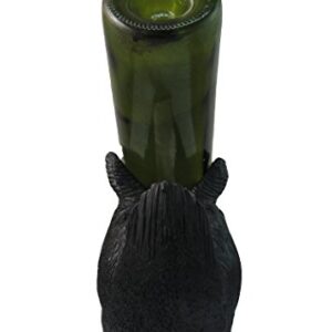 Playful Antarctic Penguin Wine Bottle Holder By DWK | Tabletop South Pole Decor And Centerpiece