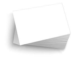 50 blank 4"x6" heavy duty 14pt index cards, postcards