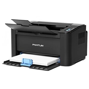 pantum p2502w wireless laser printer home office use, black and white printer with mobile printing (v8v77b)