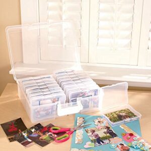 Christmas Photo Organizer Case Holiday Gift Idea Sort & Store 1,600 photos Scrapbooking