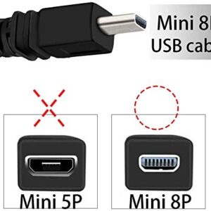 Blacell USB Battery Charger Data Sync Cable Cord for Sony Camera Cybershot DSC-W800 W810 W830 W330 s/b/p/r