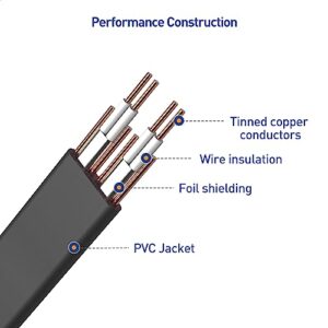 Cable Matters 3-Pack SATA III 6.0 Gbps SATA Cable 18 Inches (SATA Cable for SSD, SATA SSD Cable, SATA 3 Cables) Black