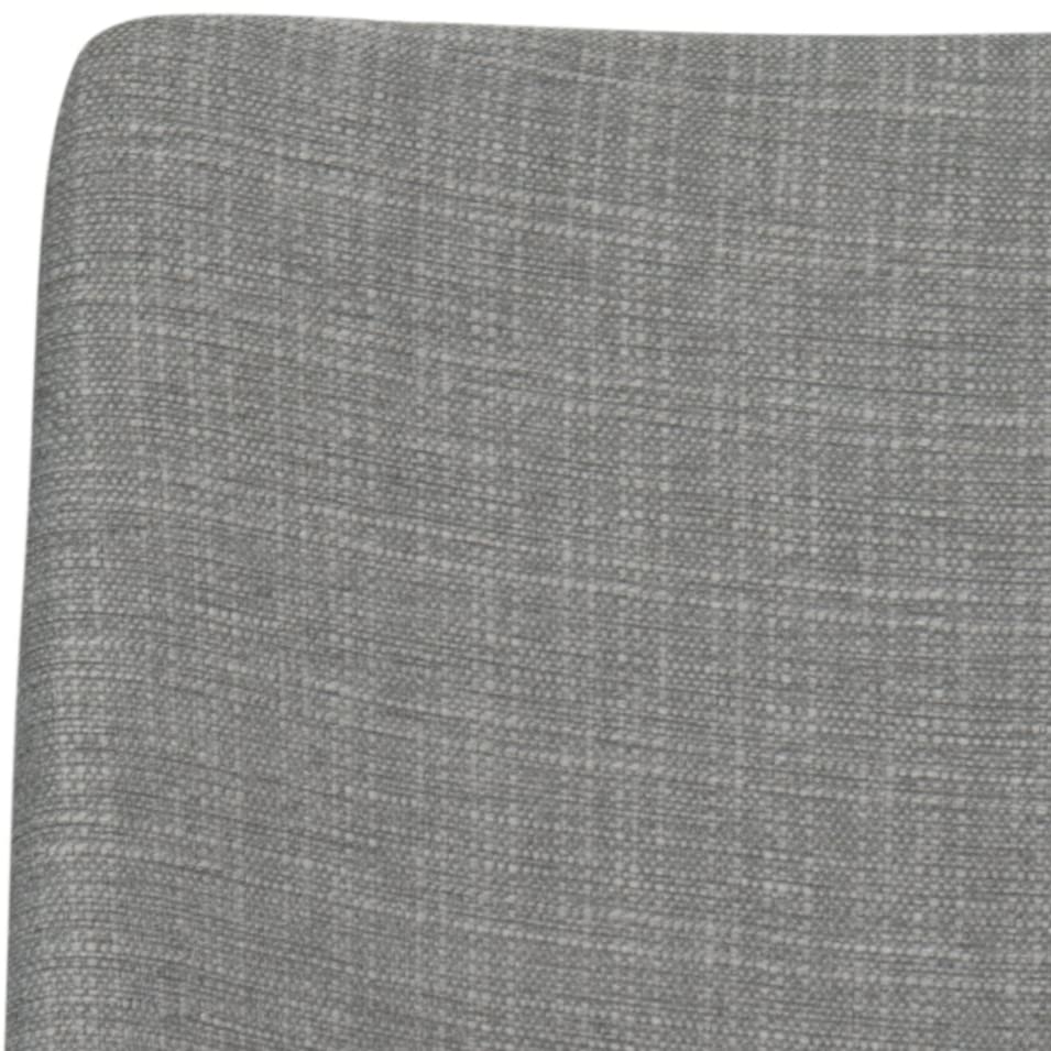 Safavieh Home Collection Parkston Linen Grey Glam Side Chair (Set of 2)