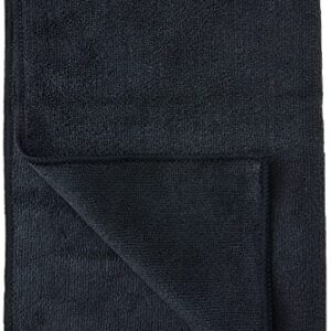 Chemical Guys MIC36103 Workhorse XL Black Professional Grade Microfiber Towel, Rubber/Plastic/Vinyl (Safe for Car Wash, Home Cleaning & Pet Drying Cloths) 24" x 16", Pack of 3