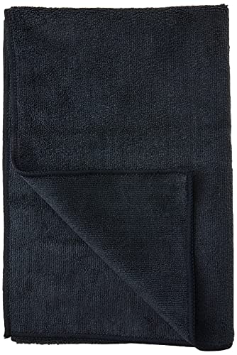 Chemical Guys MIC36103 Workhorse XL Black Professional Grade Microfiber Towel, Rubber/Plastic/Vinyl (Safe for Car Wash, Home Cleaning & Pet Drying Cloths) 24" x 16", Pack of 3