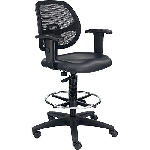 Global Industrial Mesh Back/Vinyl Seat Drafting Stool