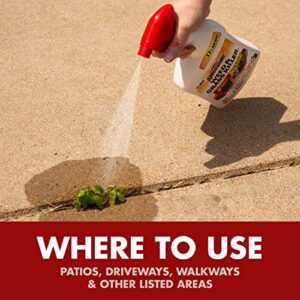 Spectracide Weed & Grass Killer 2, Use On Driveways, Walkways and Around Trees and Flower Beds, 32 fl Ounce Spray