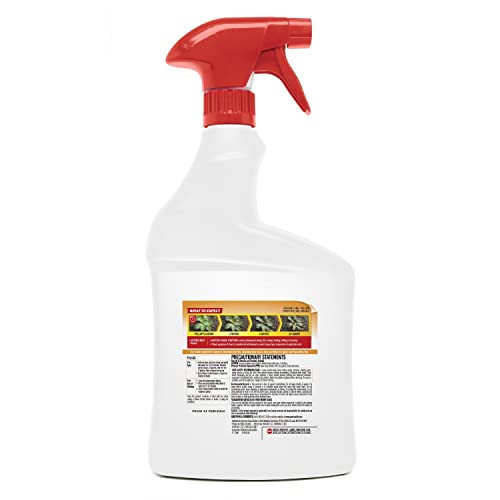 Spectracide Weed & Grass Killer 2, Use On Driveways, Walkways and Around Trees and Flower Beds, 32 fl Ounce Spray