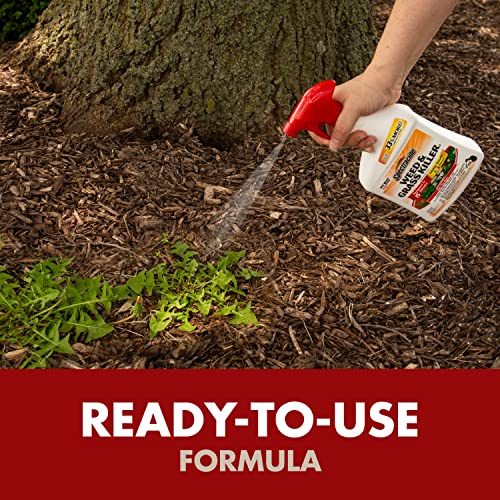 Spectracide Weed & Grass Killer 2, Use On Driveways, Walkways and Around Trees and Flower Beds, 32 fl Ounce Spray