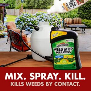 Spectracide Weed & Grass Killer Concentrate, Use On Driveways, Walkways and Around Trees & Flower Beds, 64 fl Ounce