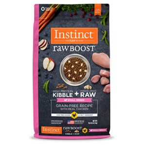 instinct raw boost small breed grain free recipe with real chicken natural dry dog food, bag, 10 pound (pack of 1)